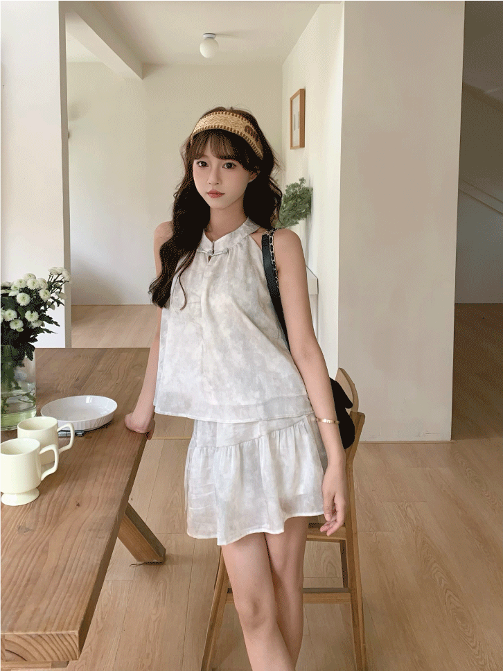 LORENE HALTER CHEONGSAM SET - SIGNATURE TRUCK