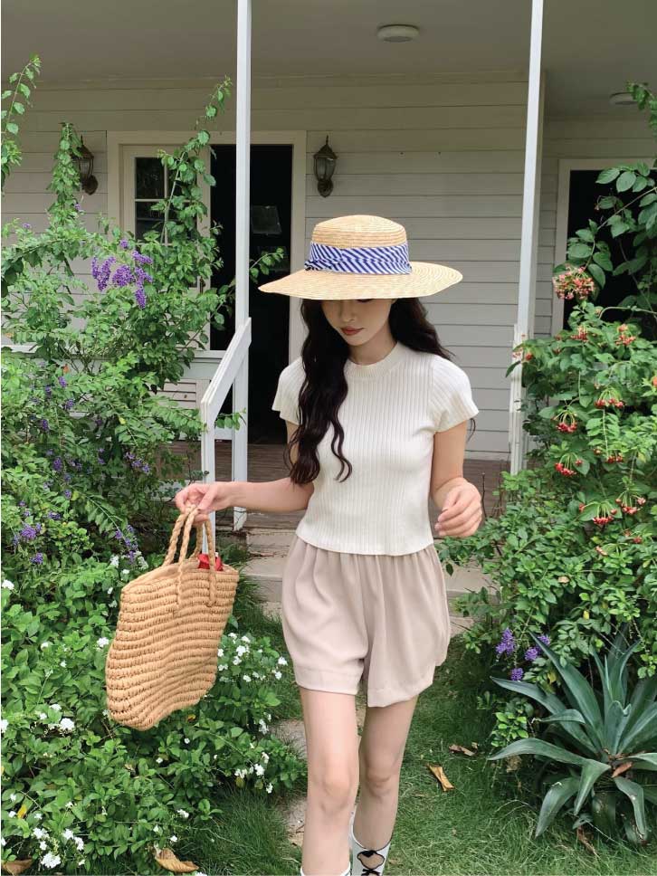 CELIA KNITTED TOP - SIGNATURE TRUCK