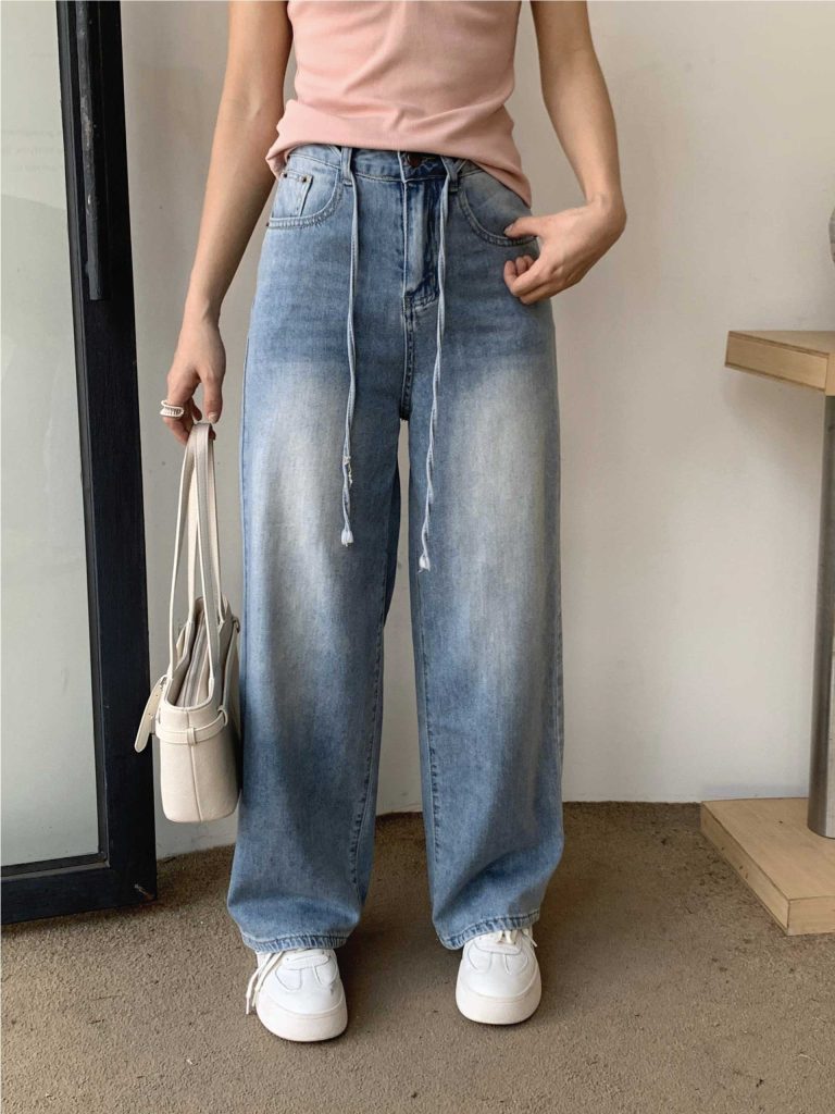 RAVEN JEANS WITH STRING - SIGNATURE TRUCK