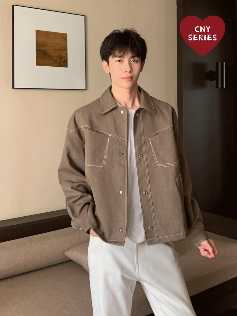 BENJAMIN TOPSTITCH JACKET - SIGNATURE TRUCK